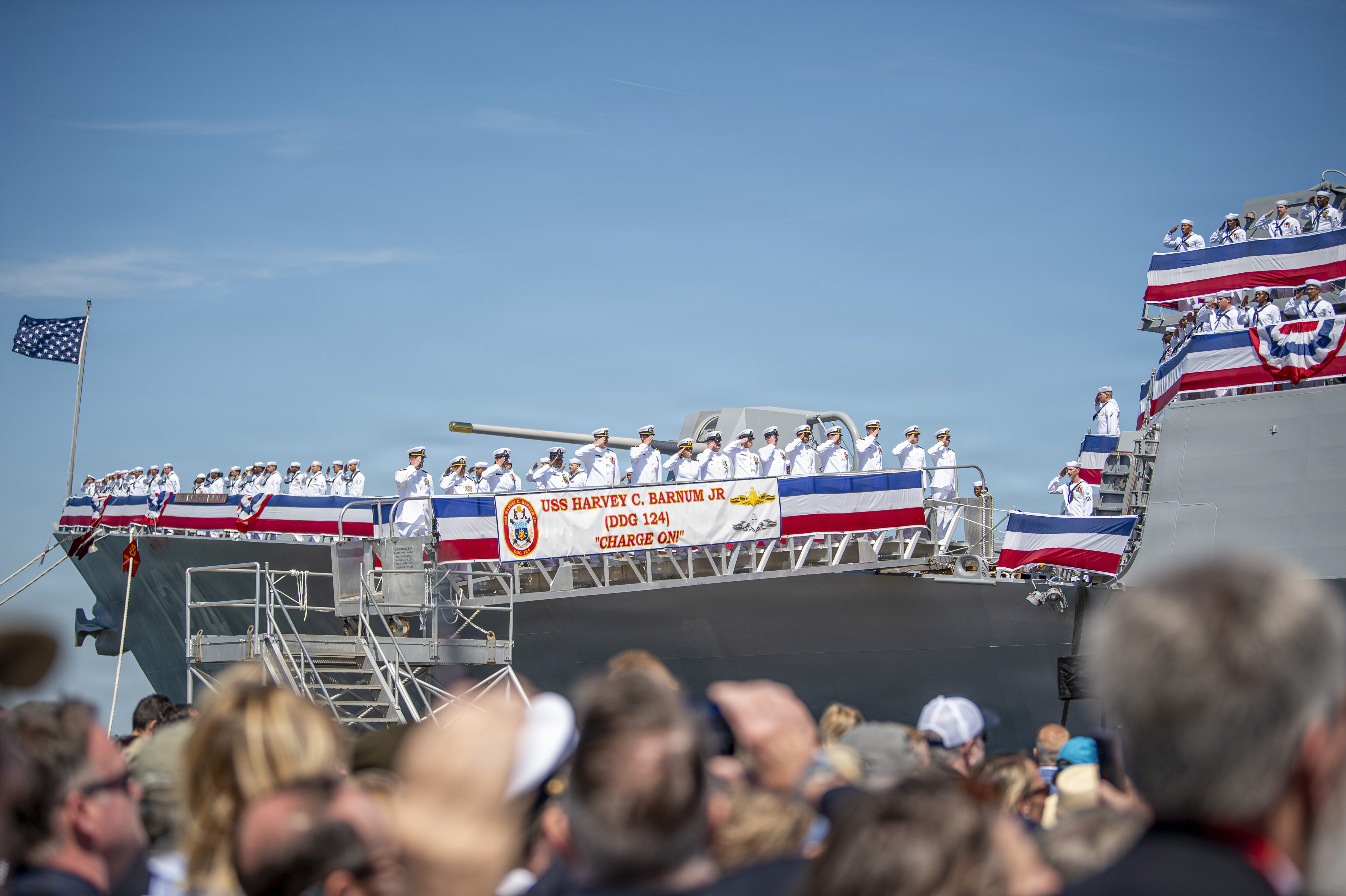 USS Harvey C. Barnum, Jr. (DDG 124) Commissions > United States Navy ...