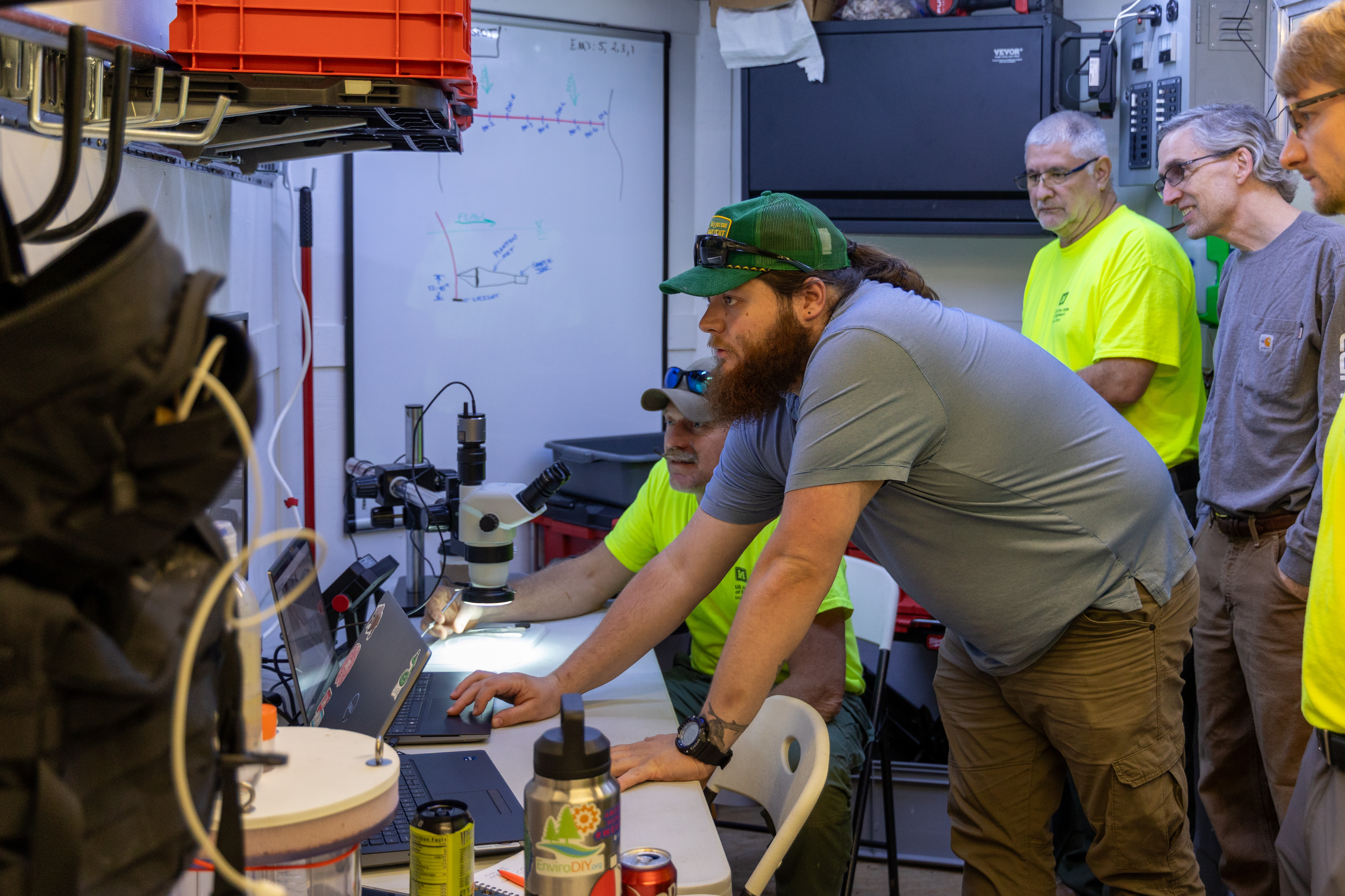 USACE Biologists Study Lake Sturgeon Spawning Below Carters Lake ...