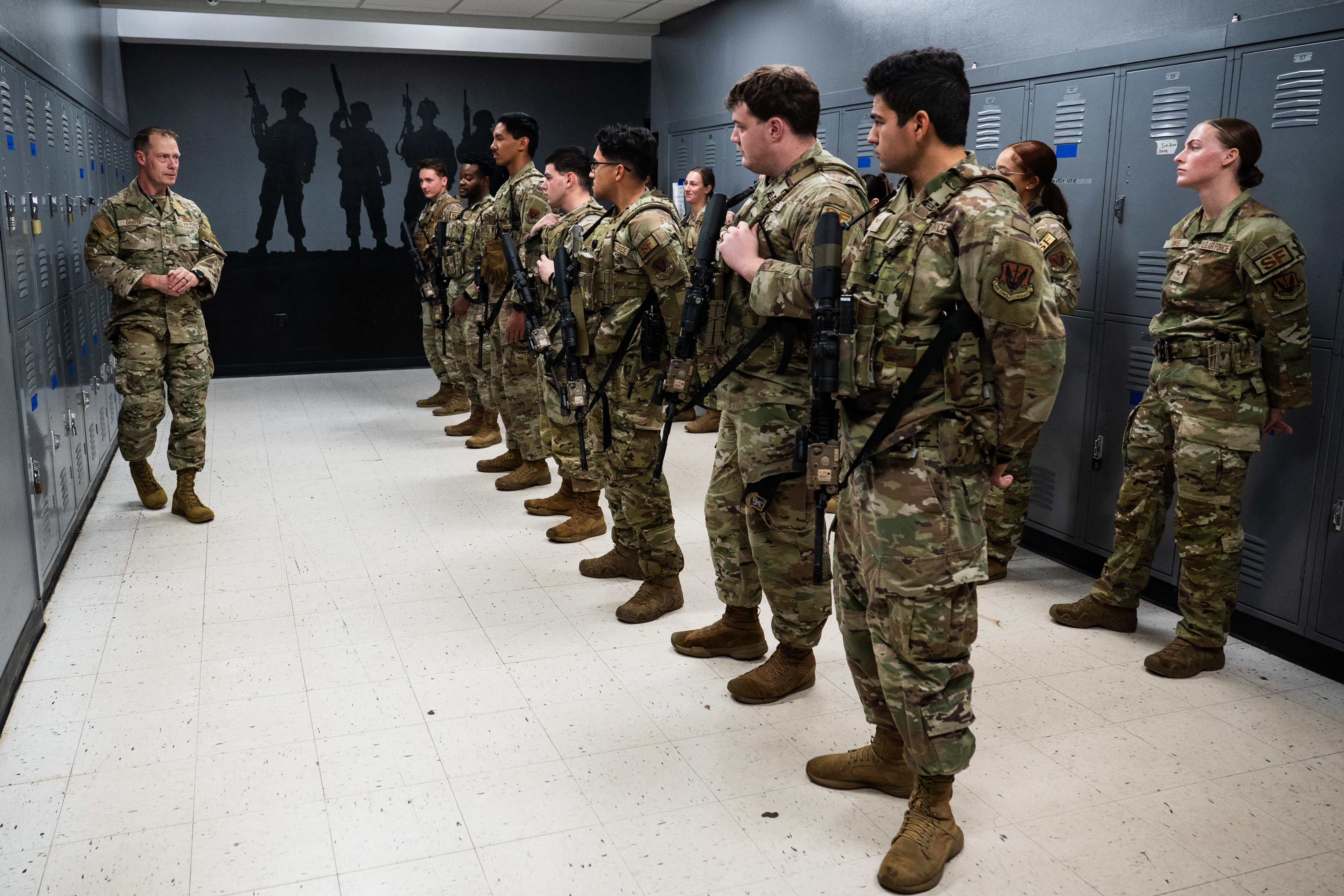 Defender for a Day: Valor Chief Visits 20th Security Forces Squadron ...