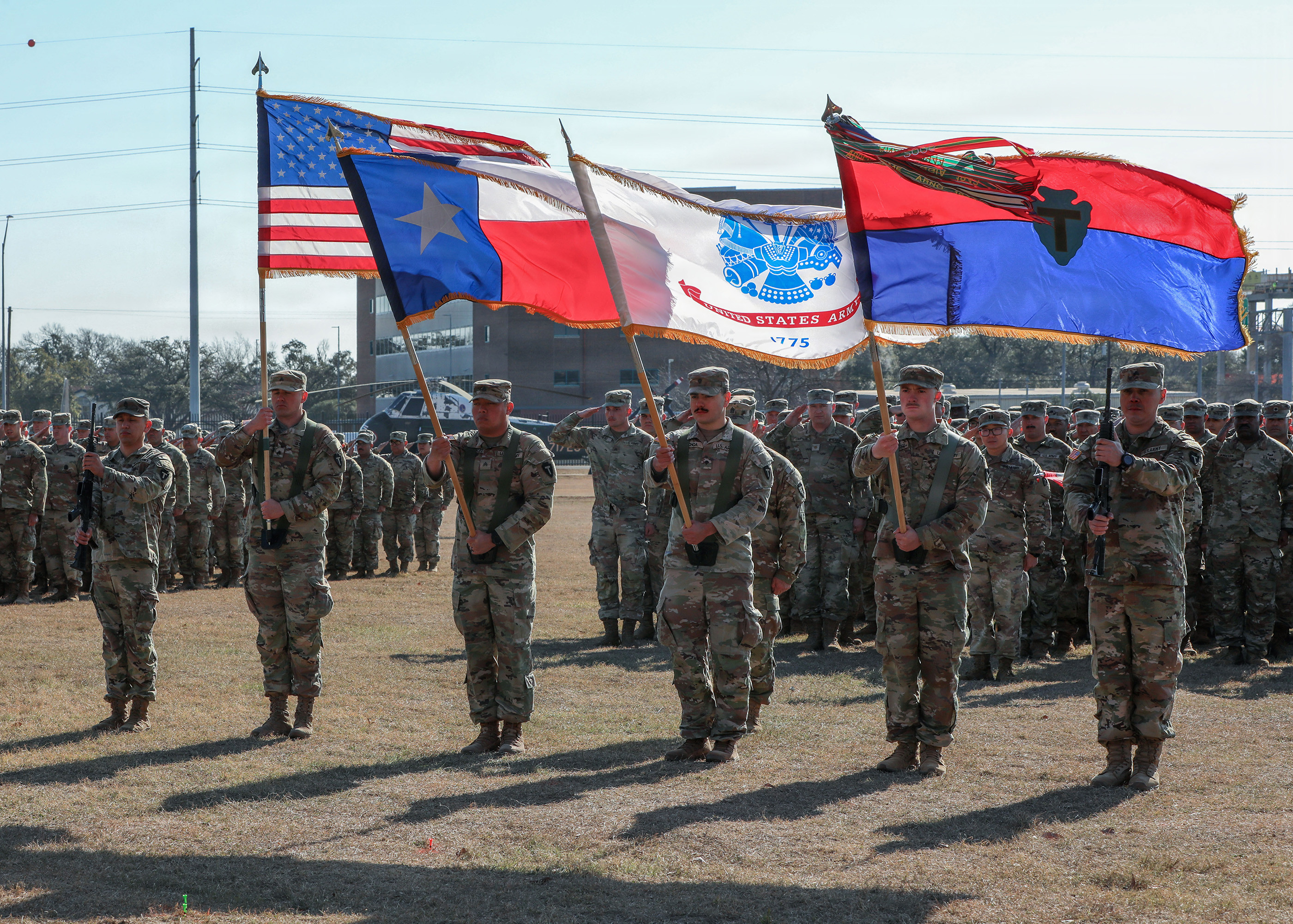 Texas Guard’s 36th Infantry Division Holds Farewell Ceremony Before ...