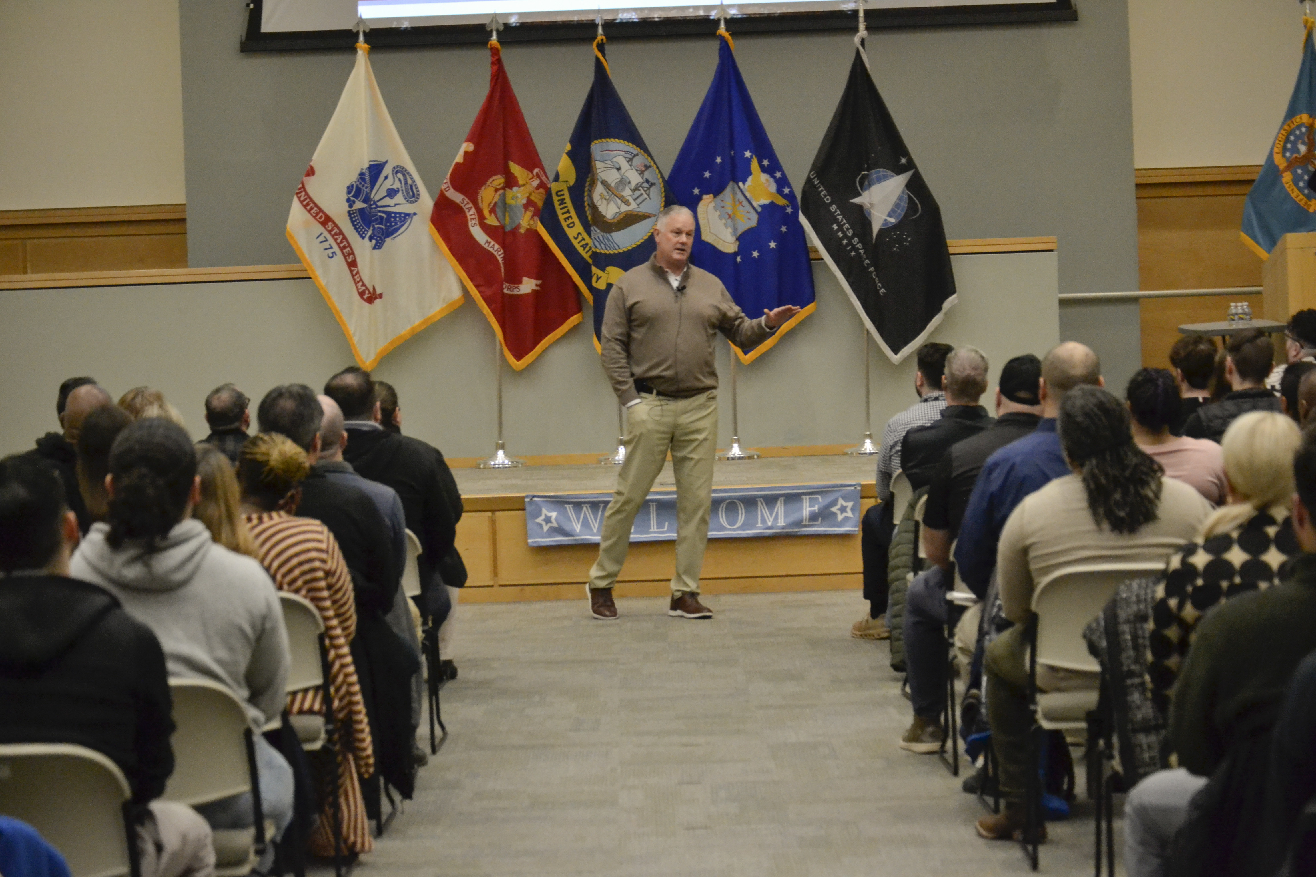 Deputy Commander connects with new hires at town hall > Defense ...