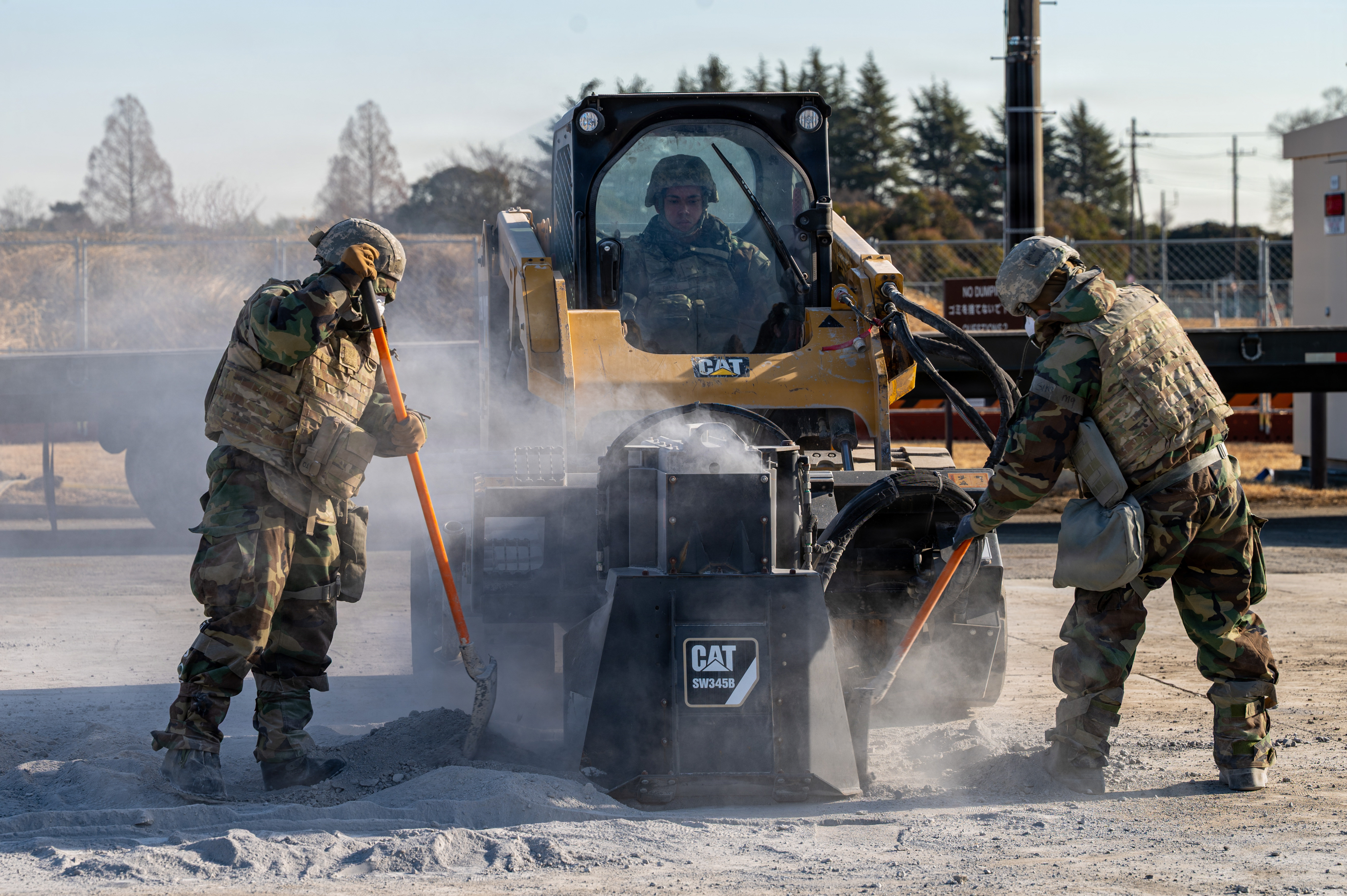 U.S., Japan conduct bilateral airfield damage repair FTX > Yokota Air ...
