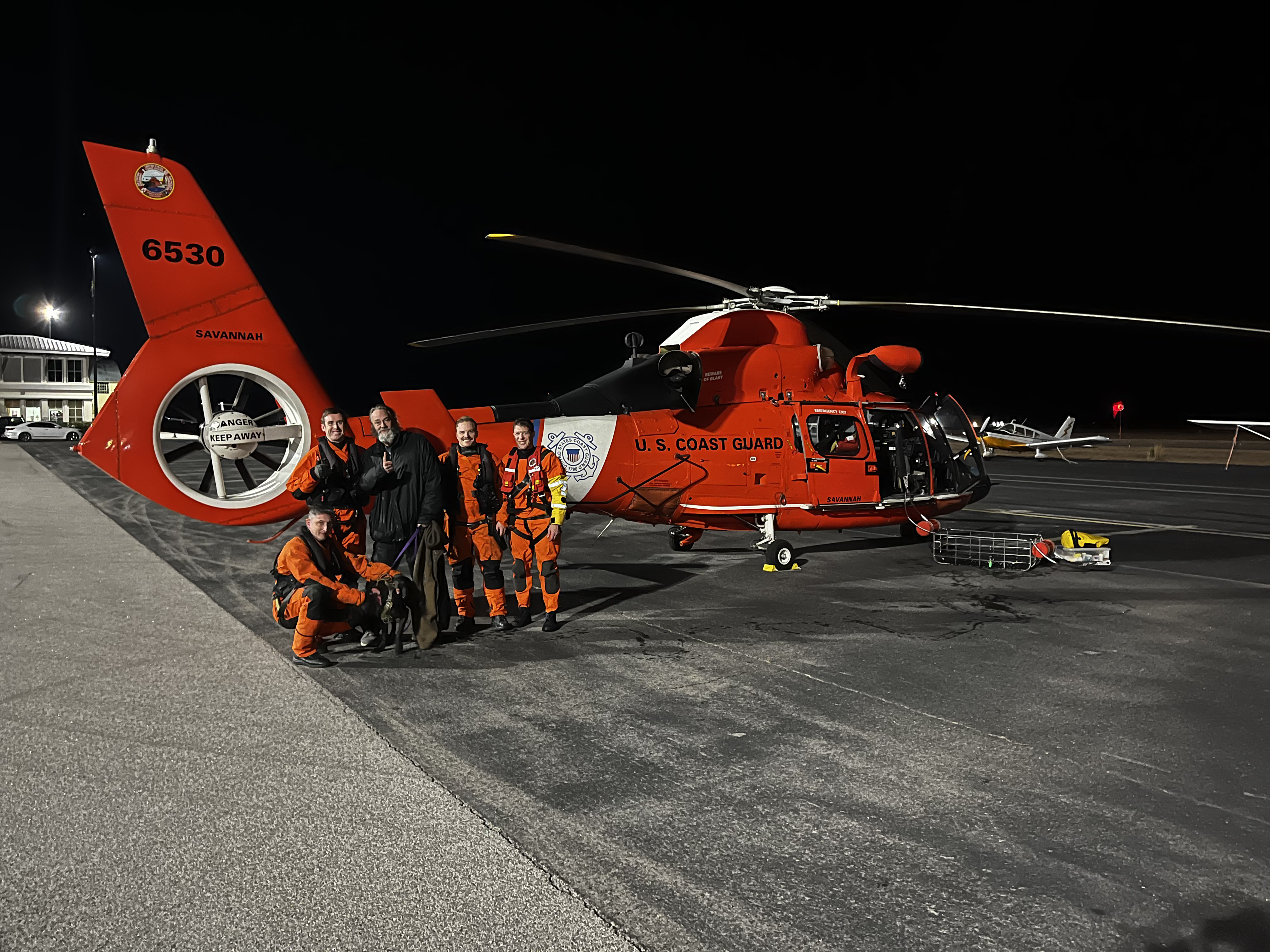Multimedia Release: Coast Guard rescues 1 person, 1 dog near Winyah Bay ...