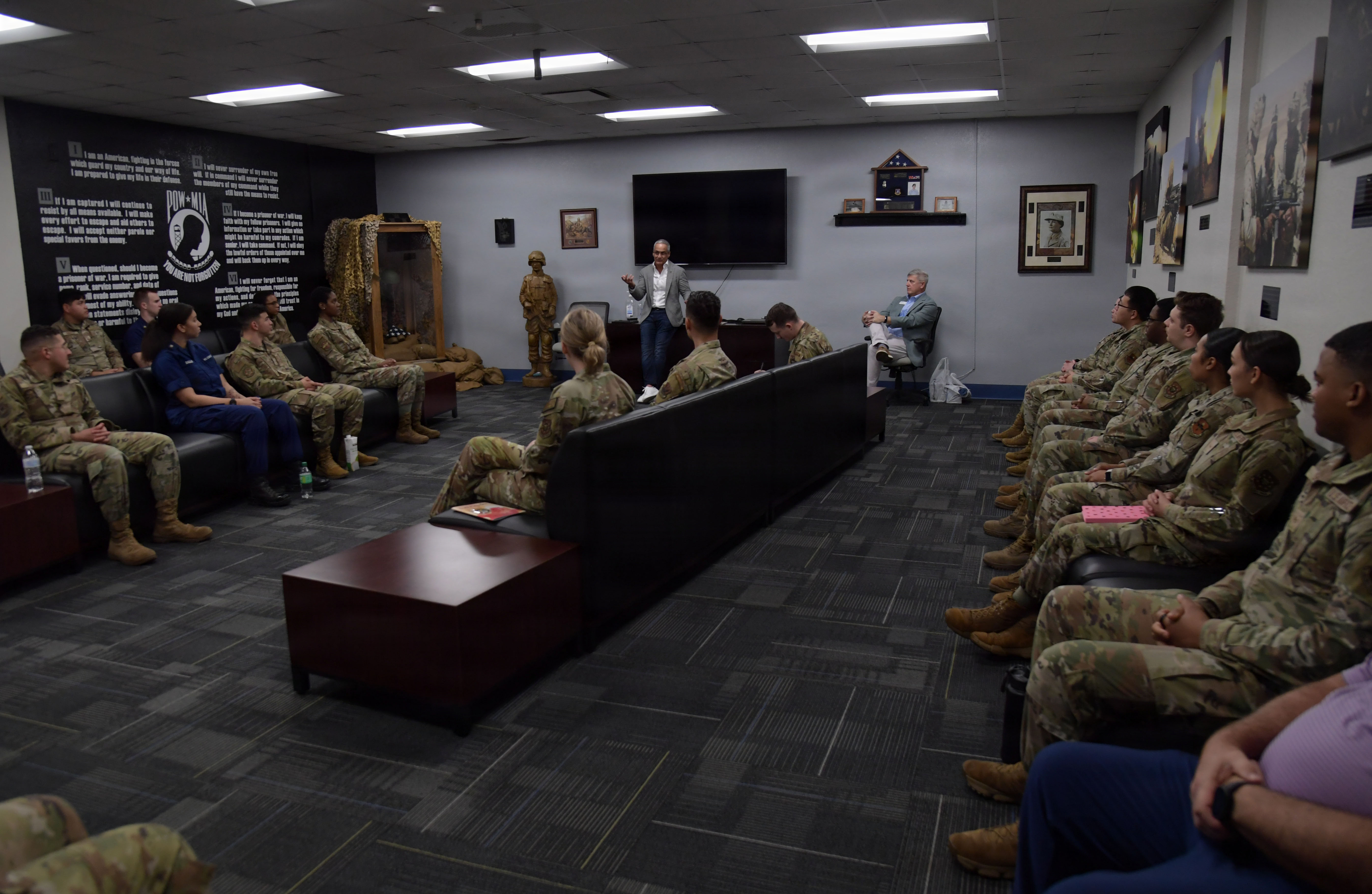 Former SEAC visits Keesler > Air Education and Training Command ...