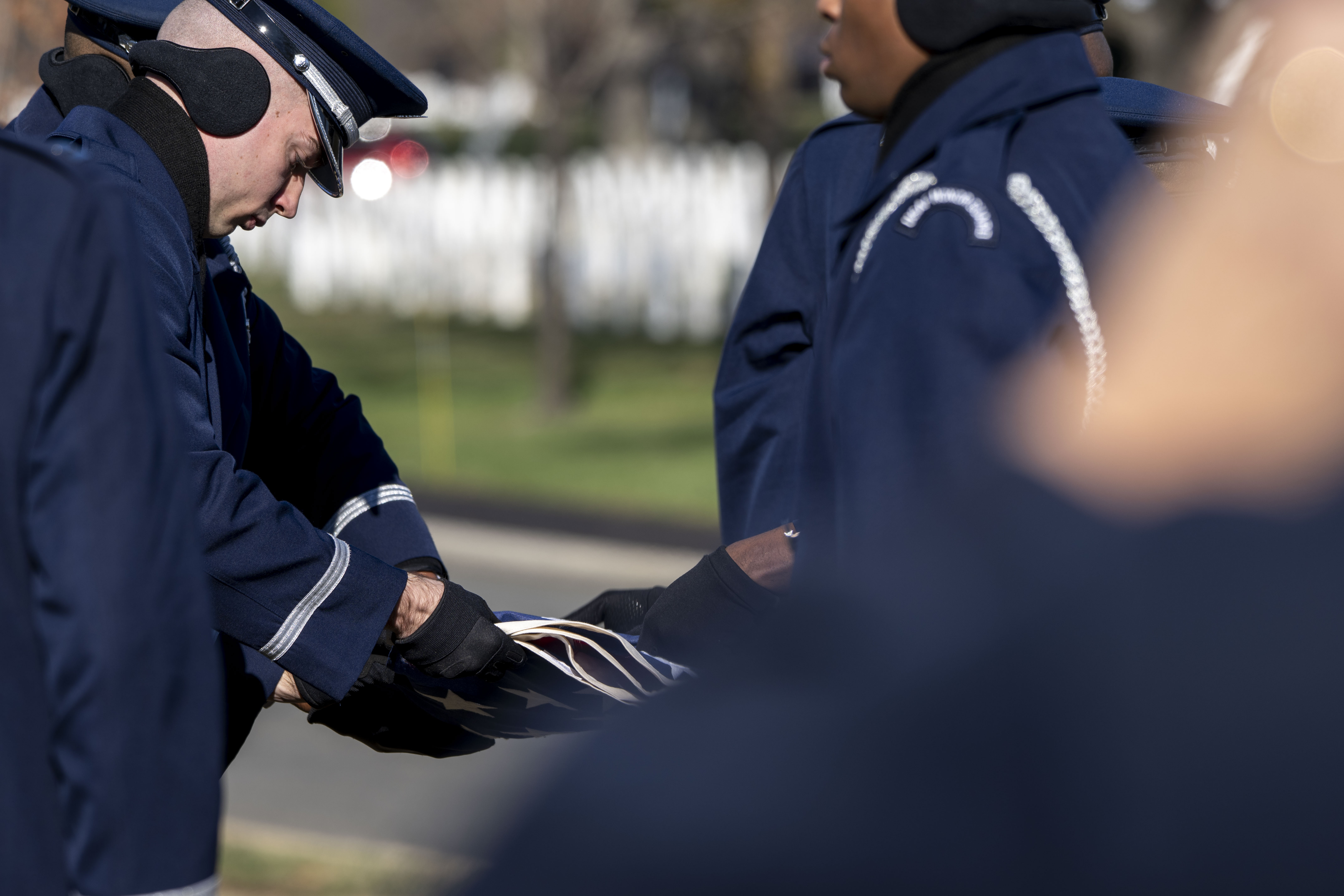 Honor Guard honors retired Air Force pilot with dignity > Joint Base ...