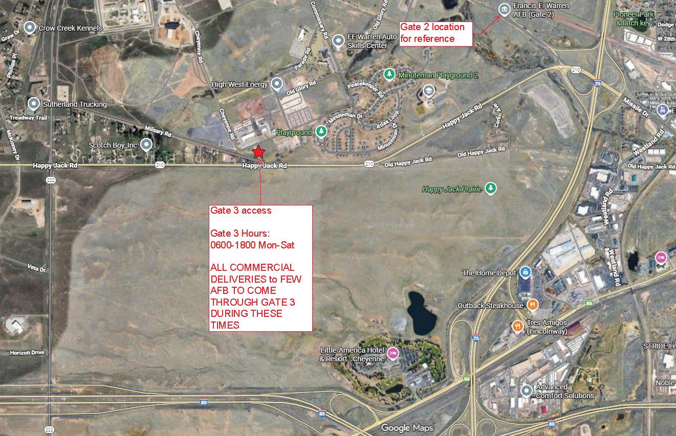 Gate 3 Announcement > F.E. Warren Air Force Base > Article Display