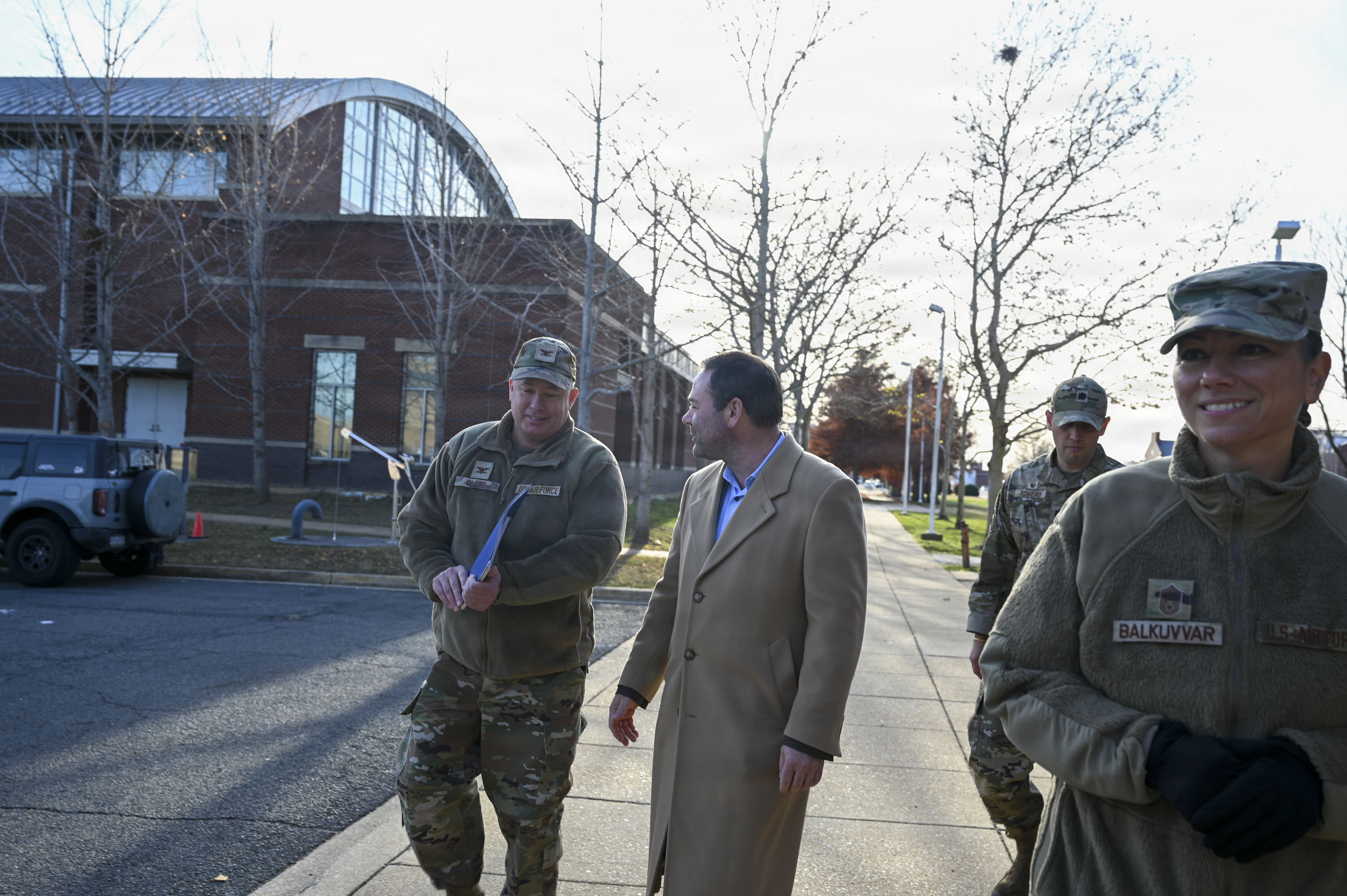 JBAB holds base housing tour for senior DoW leadership > Joint Base ...