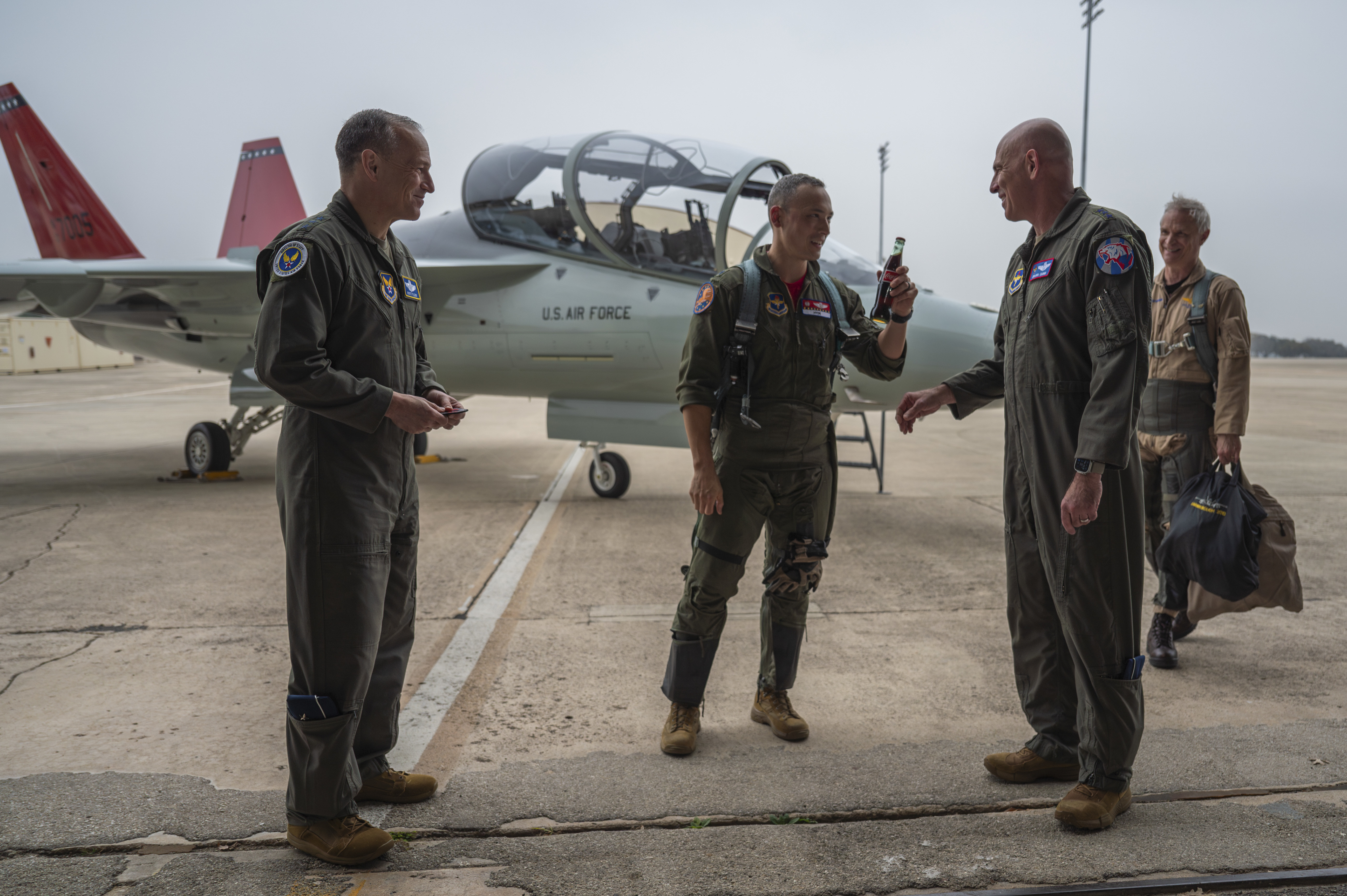 AETC holds T-7A Red Hawk official arrival ceremony, marking new era in ...