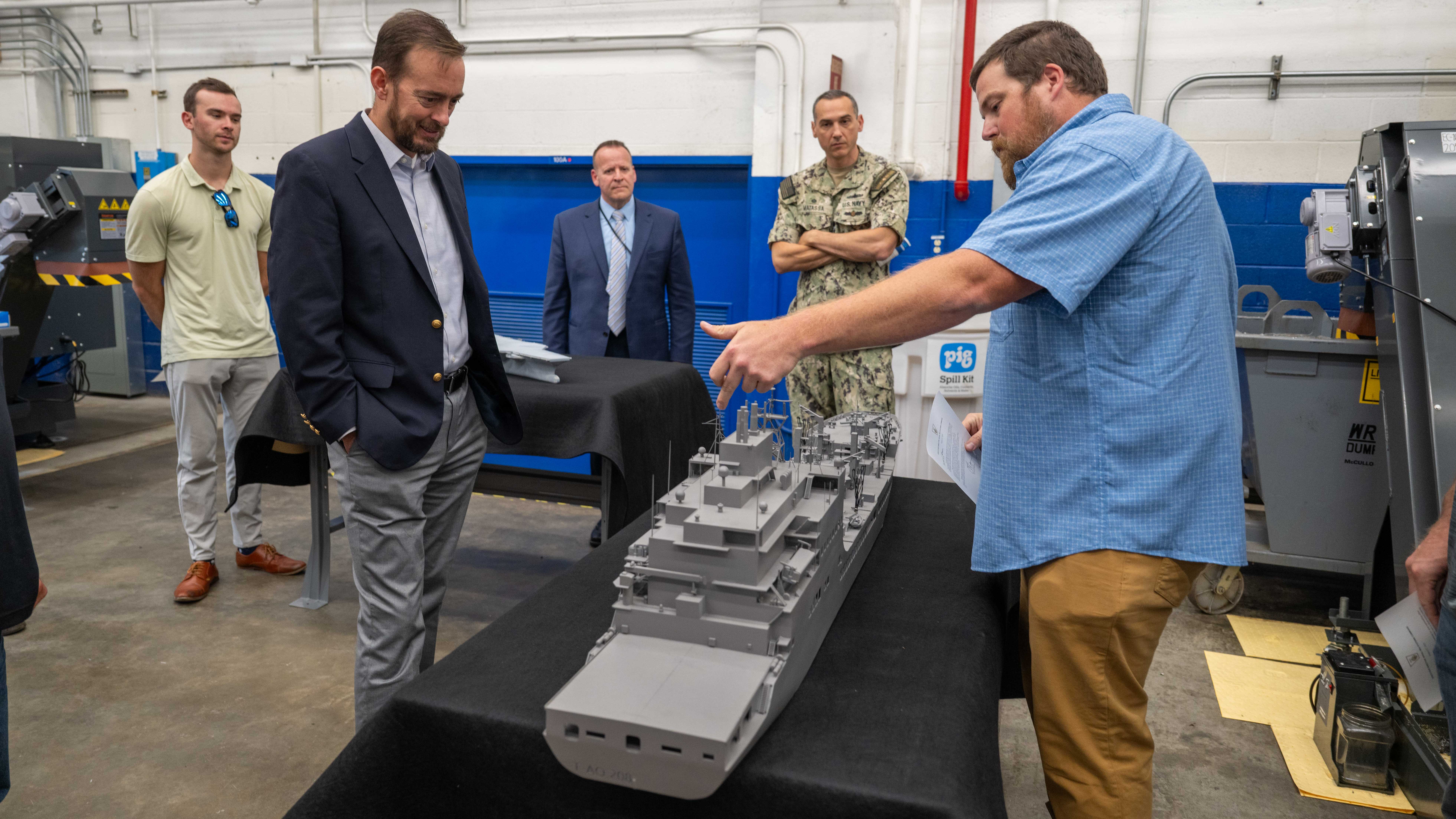 Carderock Team Fabricated Golden Fleet Models Showcased at SNA > Naval ...