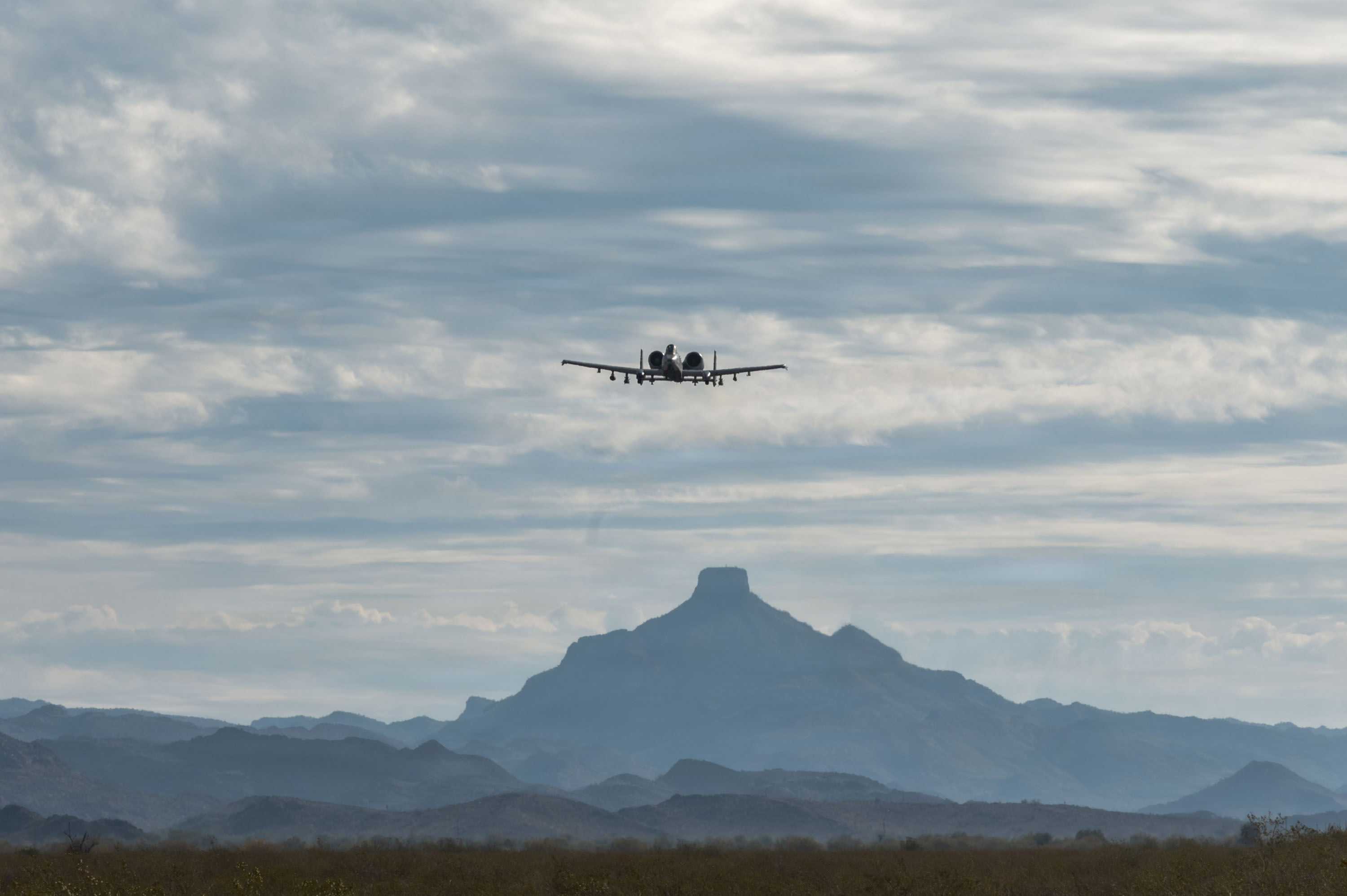 A-10C Thunderbolt II conducts low altitude surface attack sortie ...