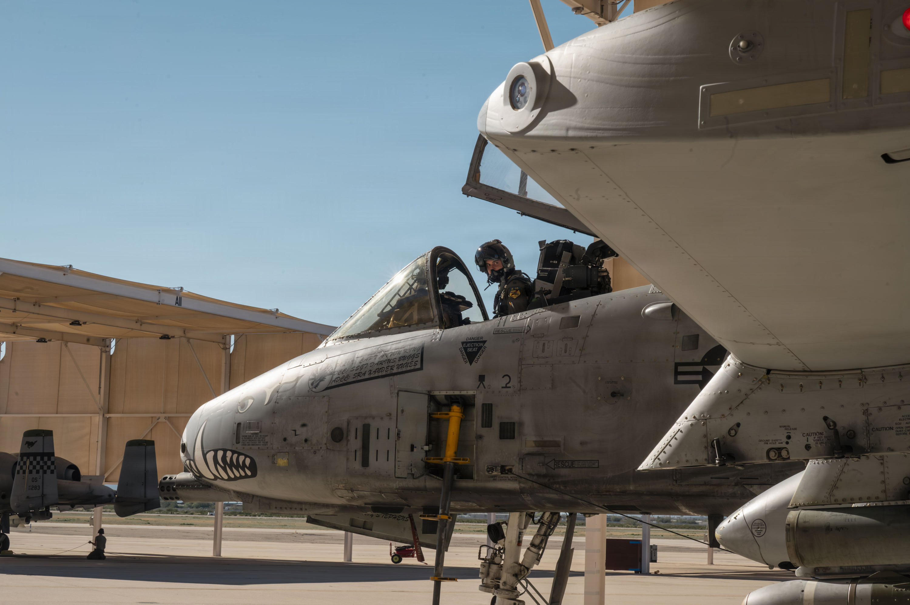 A-10C Thunderbolt II conducts low altitude surface attack sortie ...