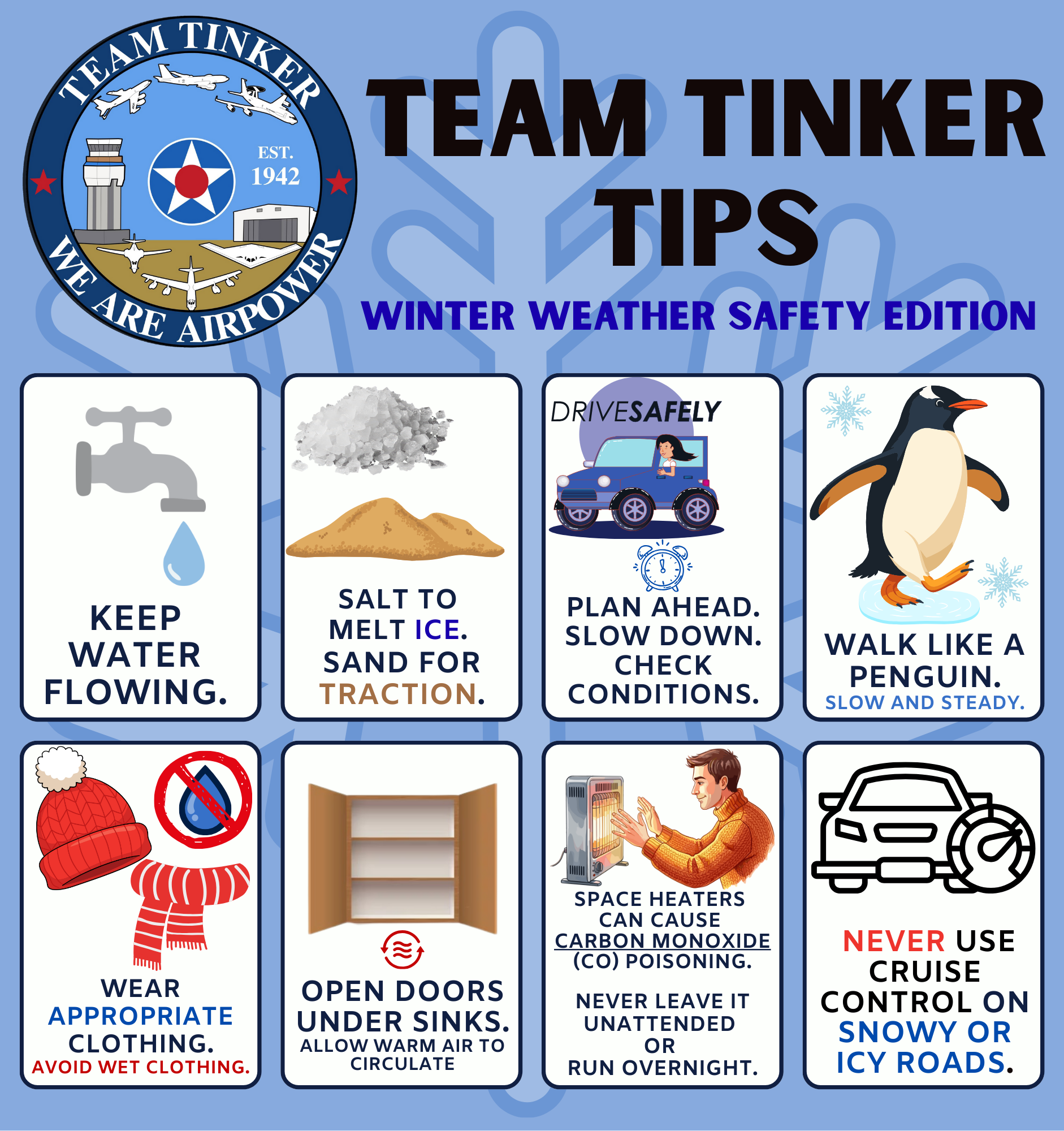 Team Tinker Tips: Winter Weather Safety Edition > Tinker Air Force Base ...
