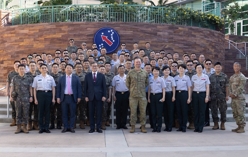 Republic of Korea's Capstone General and Admiral Officer Course visit ...