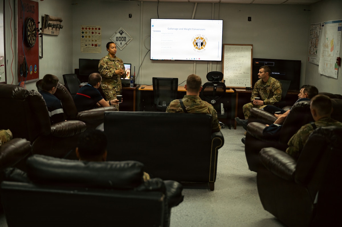 French firefighters tour U.S. firehouse > U.S. Air Forces Central > News