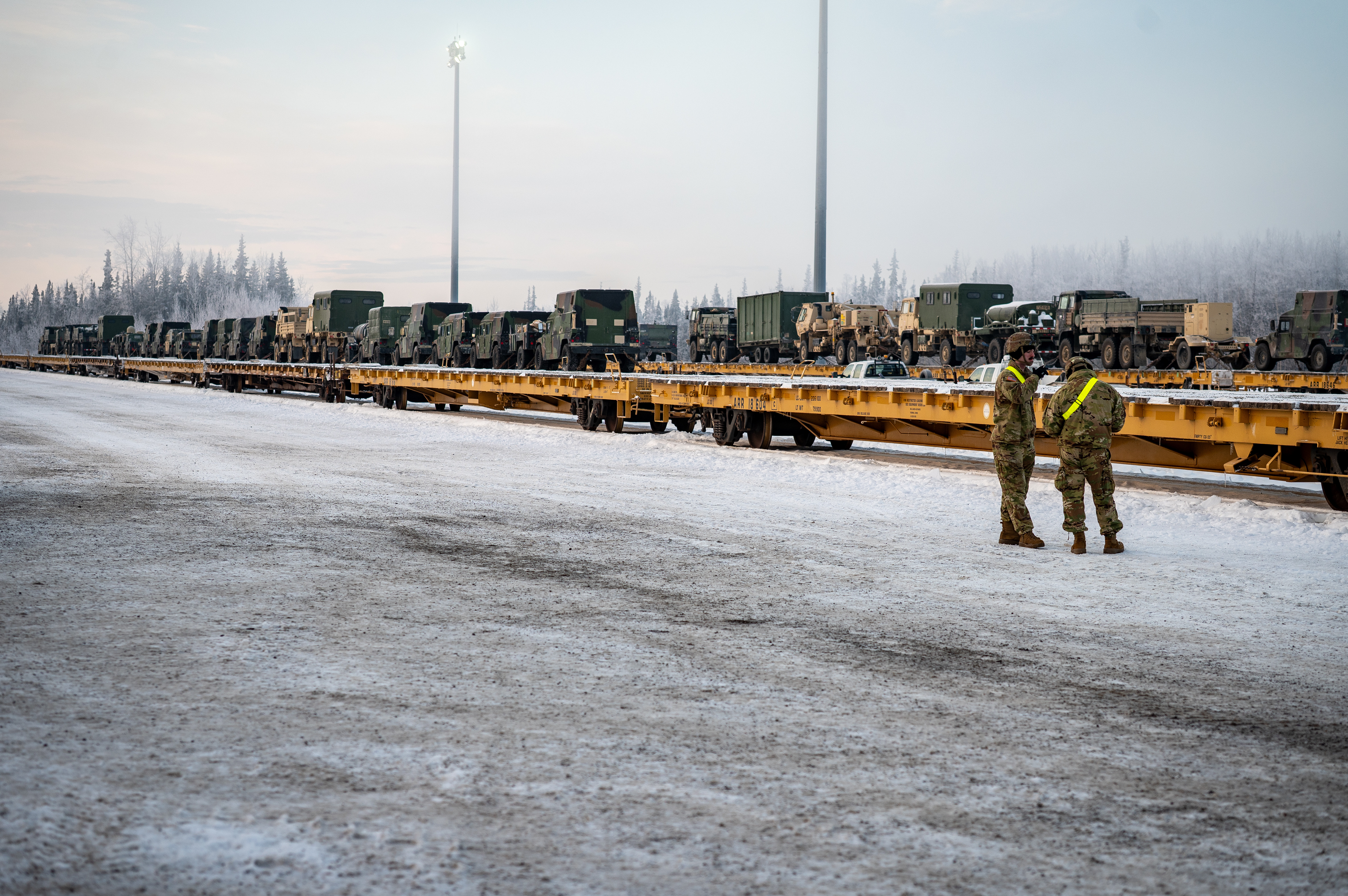 Railhead operations drive strategic mobility for Army exercise > Joint ...