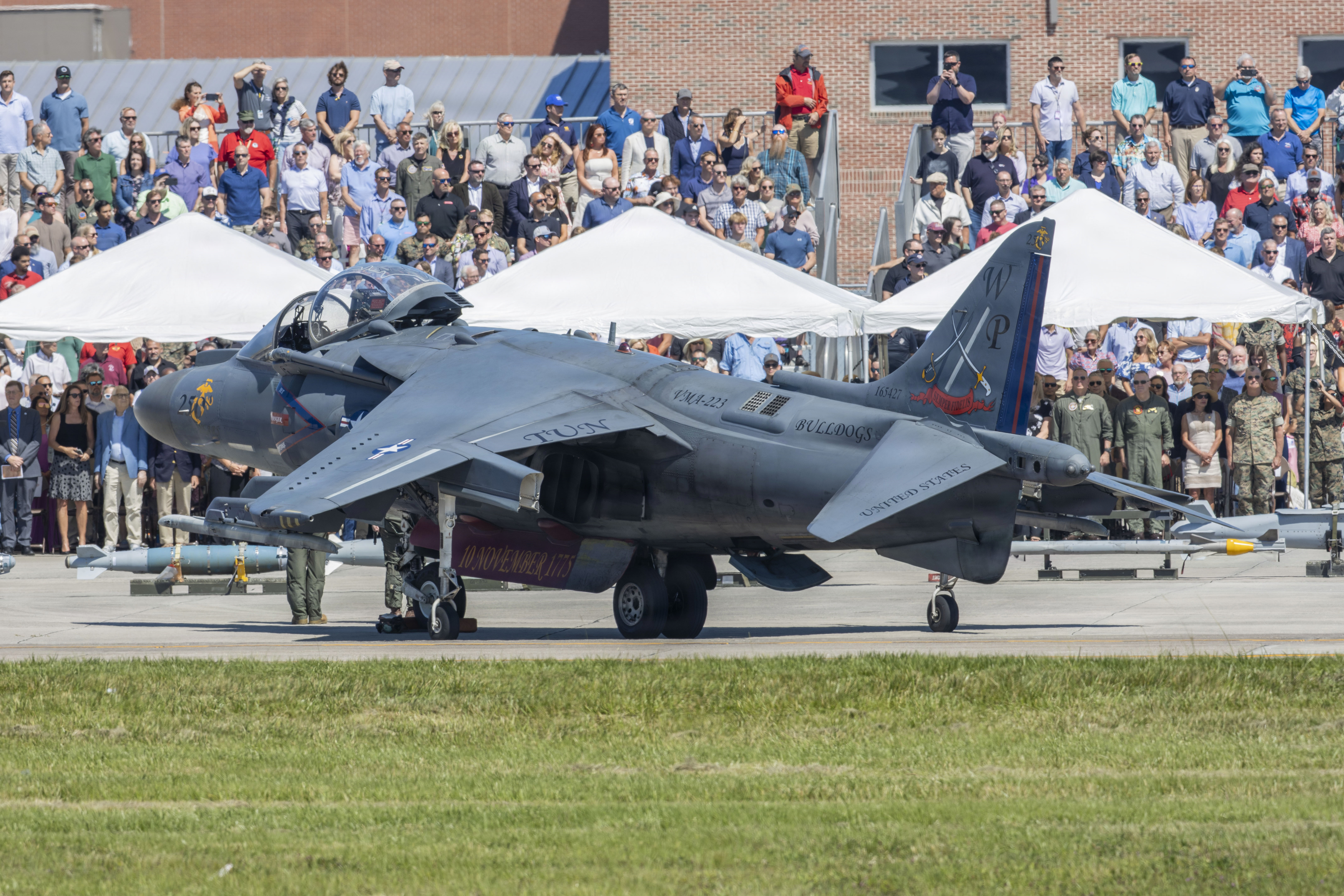 VMA-223 celebrates sundown as Marine Corps’ final Harrier squadron ...