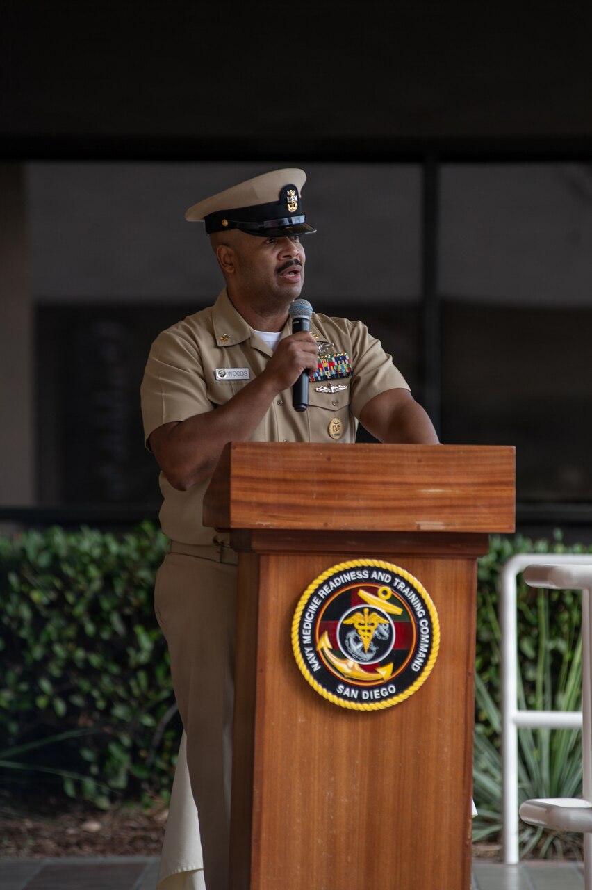 NMRTC San Diego Changes Command Master Chief > Navy Medicine > News Article