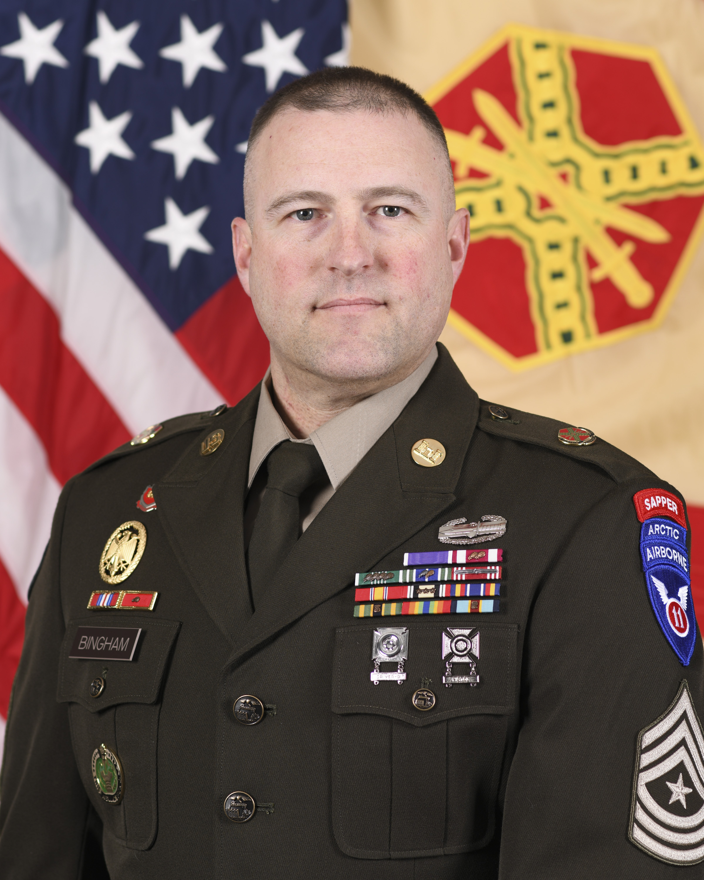 SERGEANT MAJOR NICHOLAS J. BINGHAM > Joint Base Elmendorf-Richardson ...